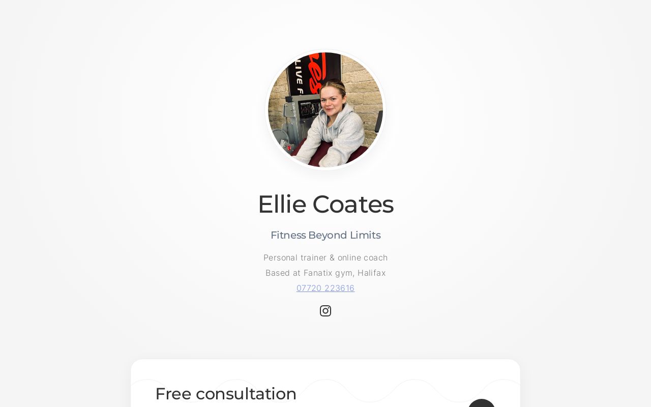 Ellie Coates - Personal Training & Online Coaching.